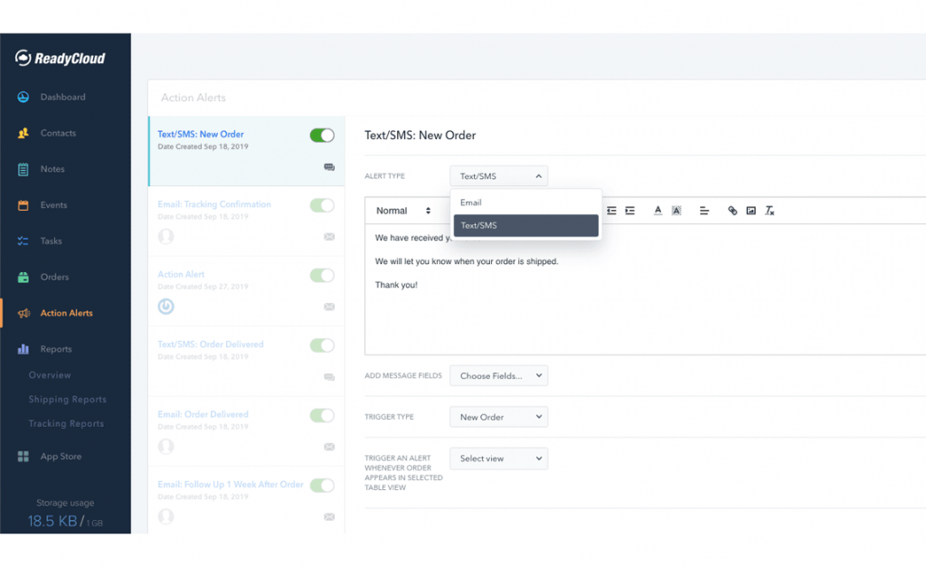 Action Alerts | ReadyCloud