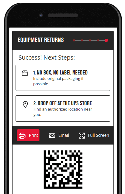 ReadyReturns | Equipment Return Software | 877-818-7447